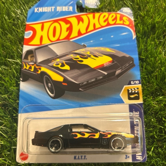 Hot Wheels | Toys | Hot Wheels Knight Rider Kitt 5 Black Yellow Car ...